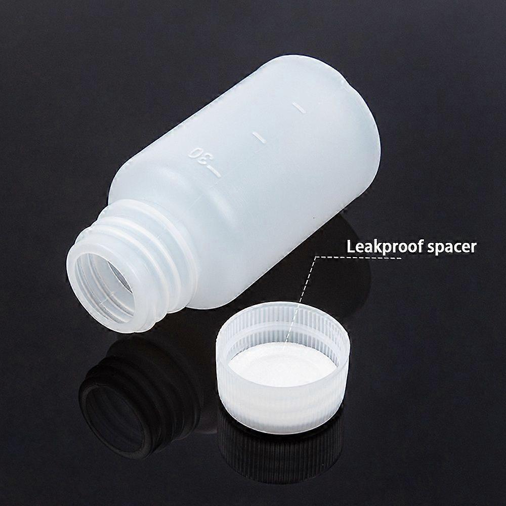 1Set DIY Kit with Plastic Liquid Reagent Bottle Label Paster Plastic ...
