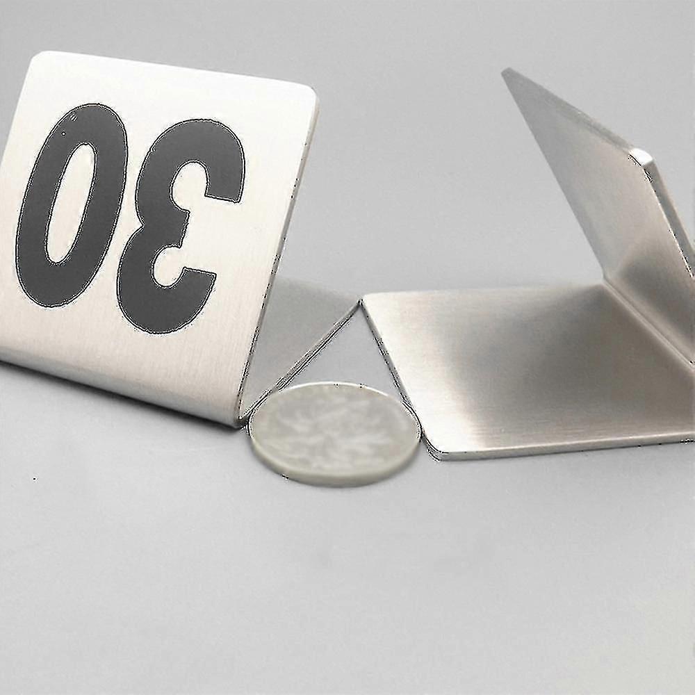 25 Pcs Stainless Steel Table Numbers Stable Base Multipurpose Number ...