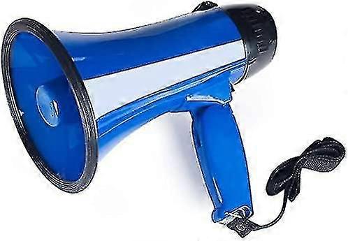 Portable Megaphone Bullhorn 20 Watt Power Megaphone Speaker Voice And ...