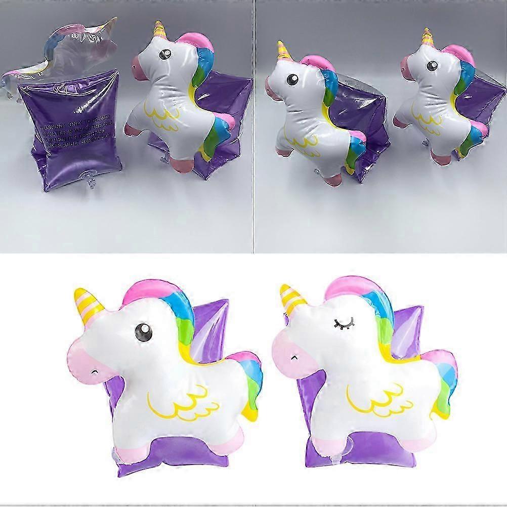 1 Pair Children Swimming Arm Bands Ring Girls inflatable Swim Pool ...