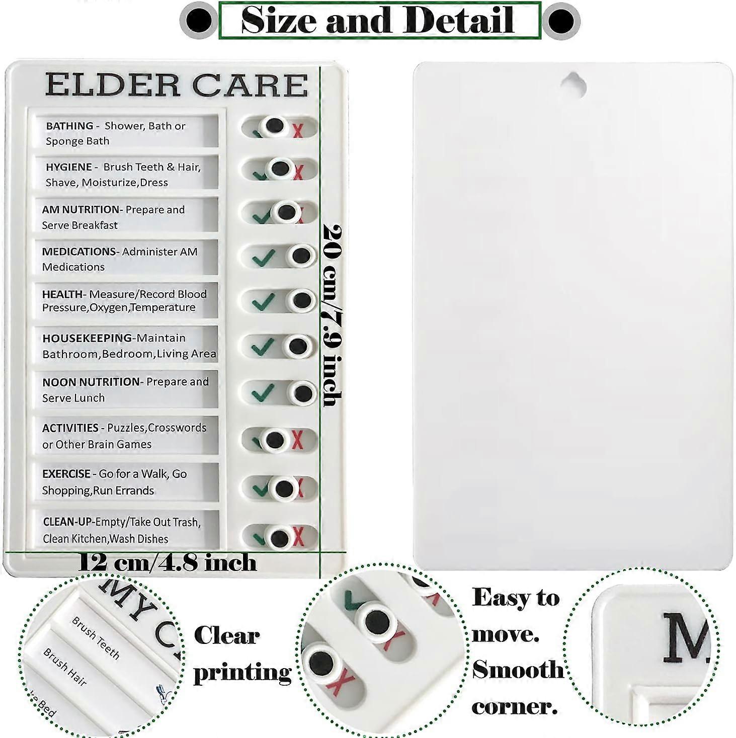 Plastic Checklist Board, Slider Routine Chart for Daily To Do List ...