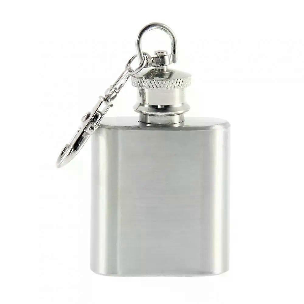 Stainless Steel Wine Whisky Pot Hip Flasks Keychain Drink Alcohol Bottle Portable Drinkware ...