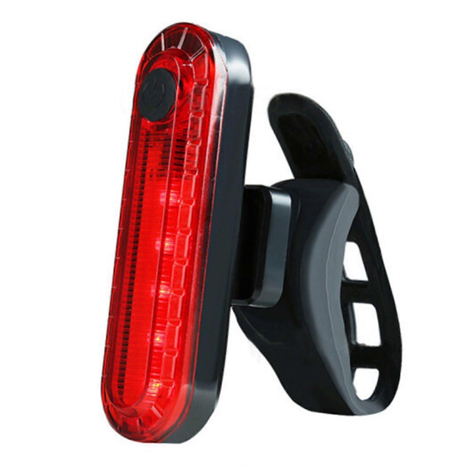 LED Bike Tail Light USB Rechargeable Bike Rear Light Waterproof Cycling ...