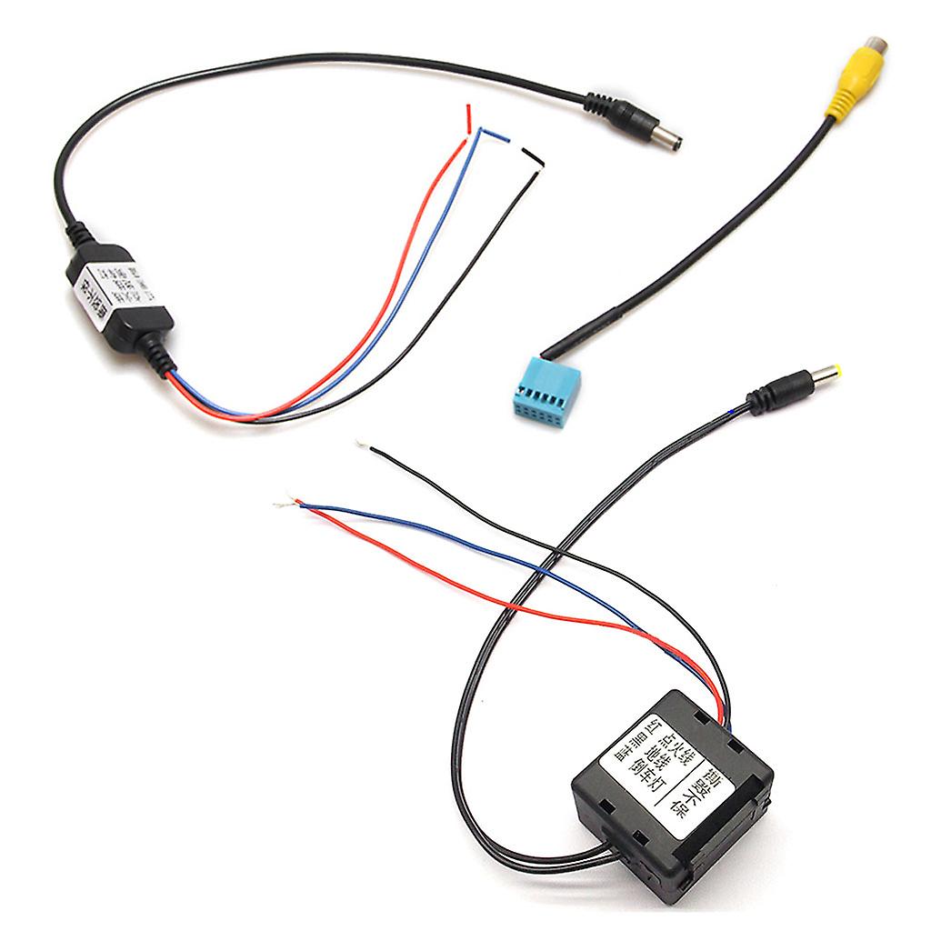 Car Rca Rear View Camera Timer Relay Delay Filter For 5 Inch Mib Cable ...
