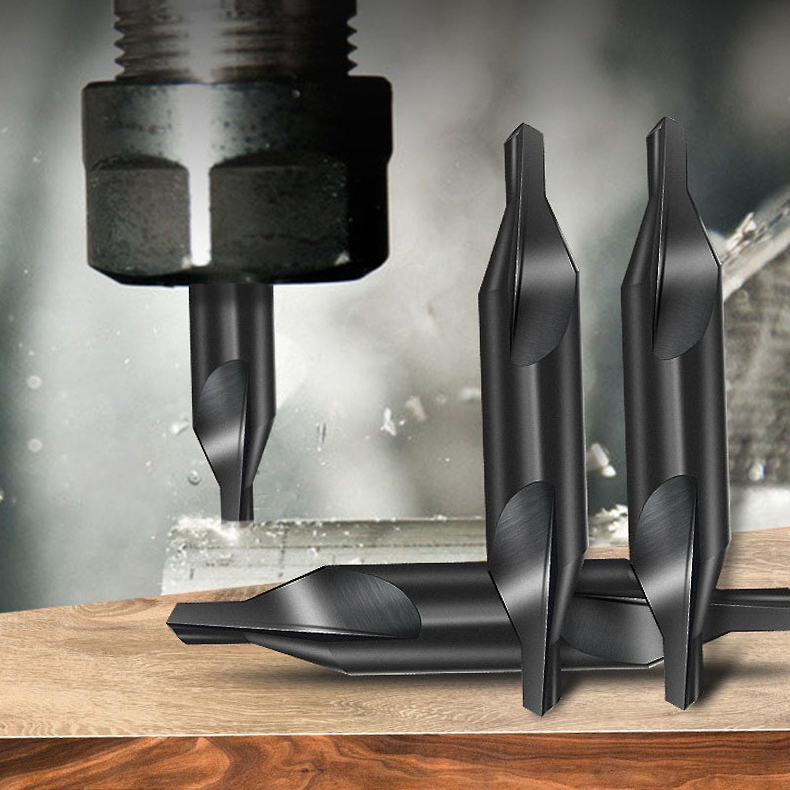 High Speed Steel 60-degree Angle Center Drill Bits Kit For Lathe ...