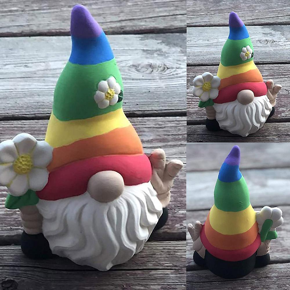 Garden Gnome Ornament Faceless Doll Garden Home Decoration Statue ...