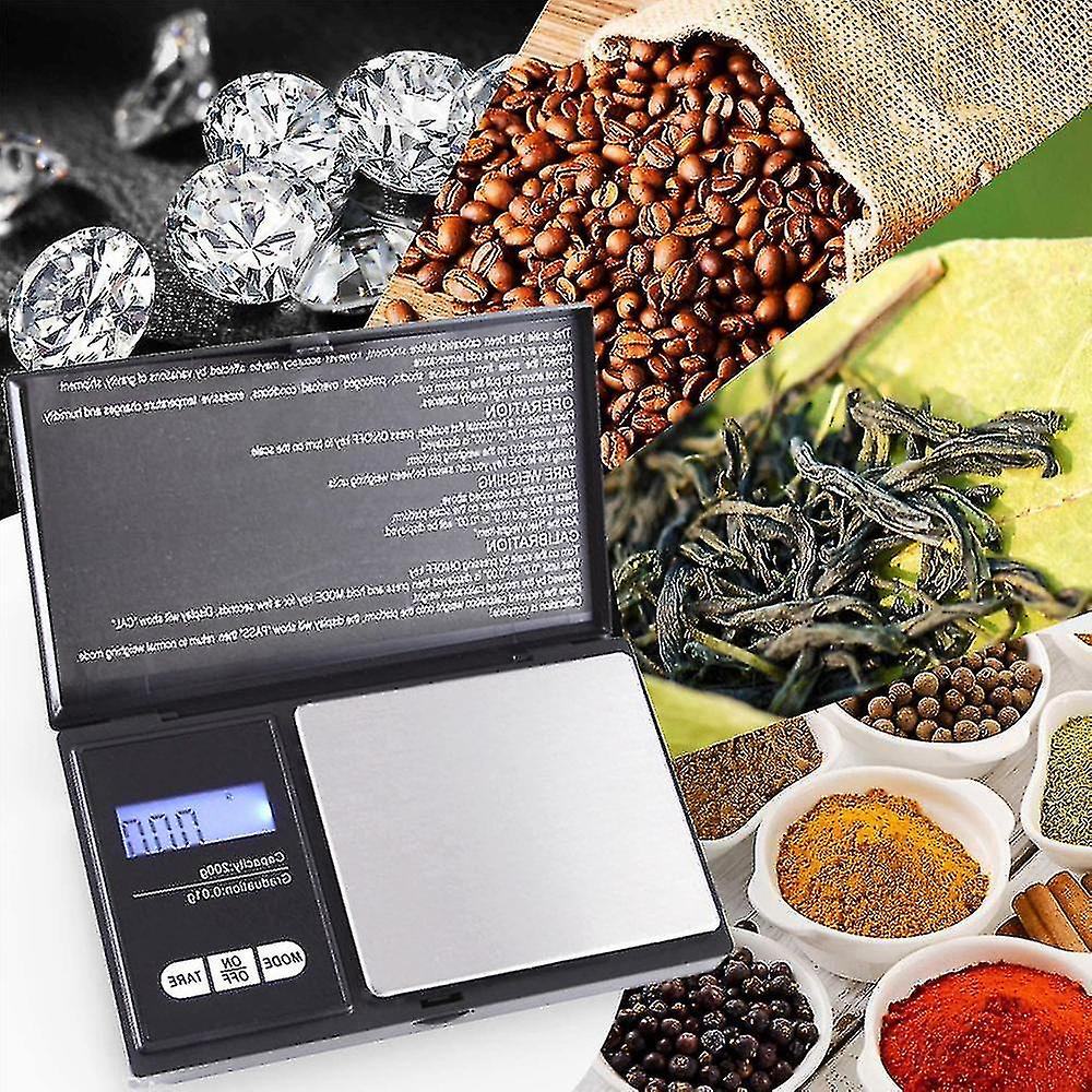 Precision Pocket Scale 200g X 0.01g, Digital Gram Scale Small Herb ...