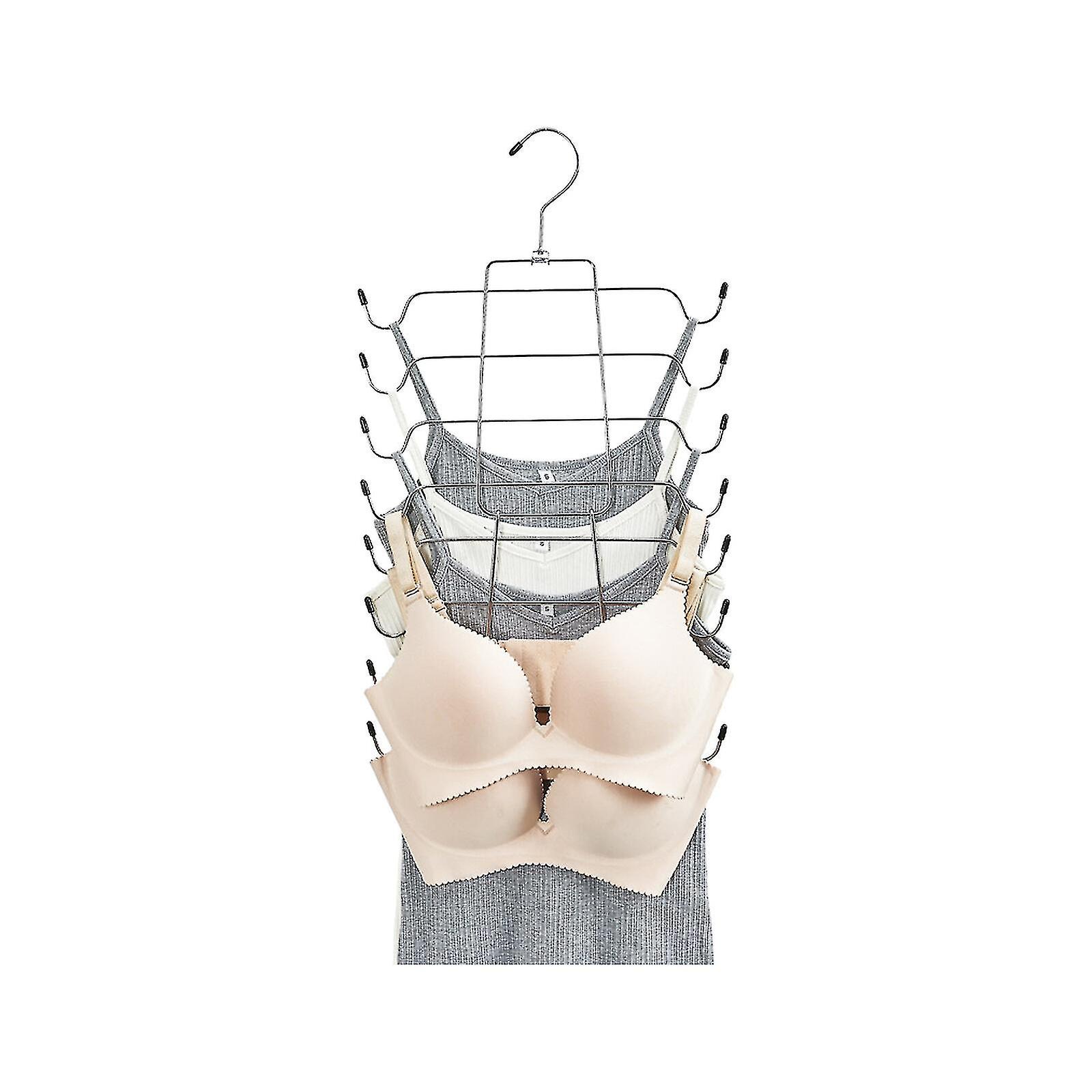 Folding Bra Storage Rack Multi-layer Underwear Hanger Women's Underwear ...