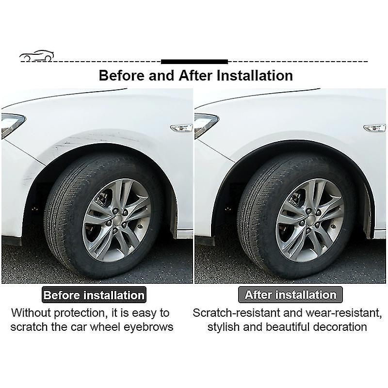 Universal Fender For Car Wheel Arches Wing Expander Arch Eyebrow Car ...