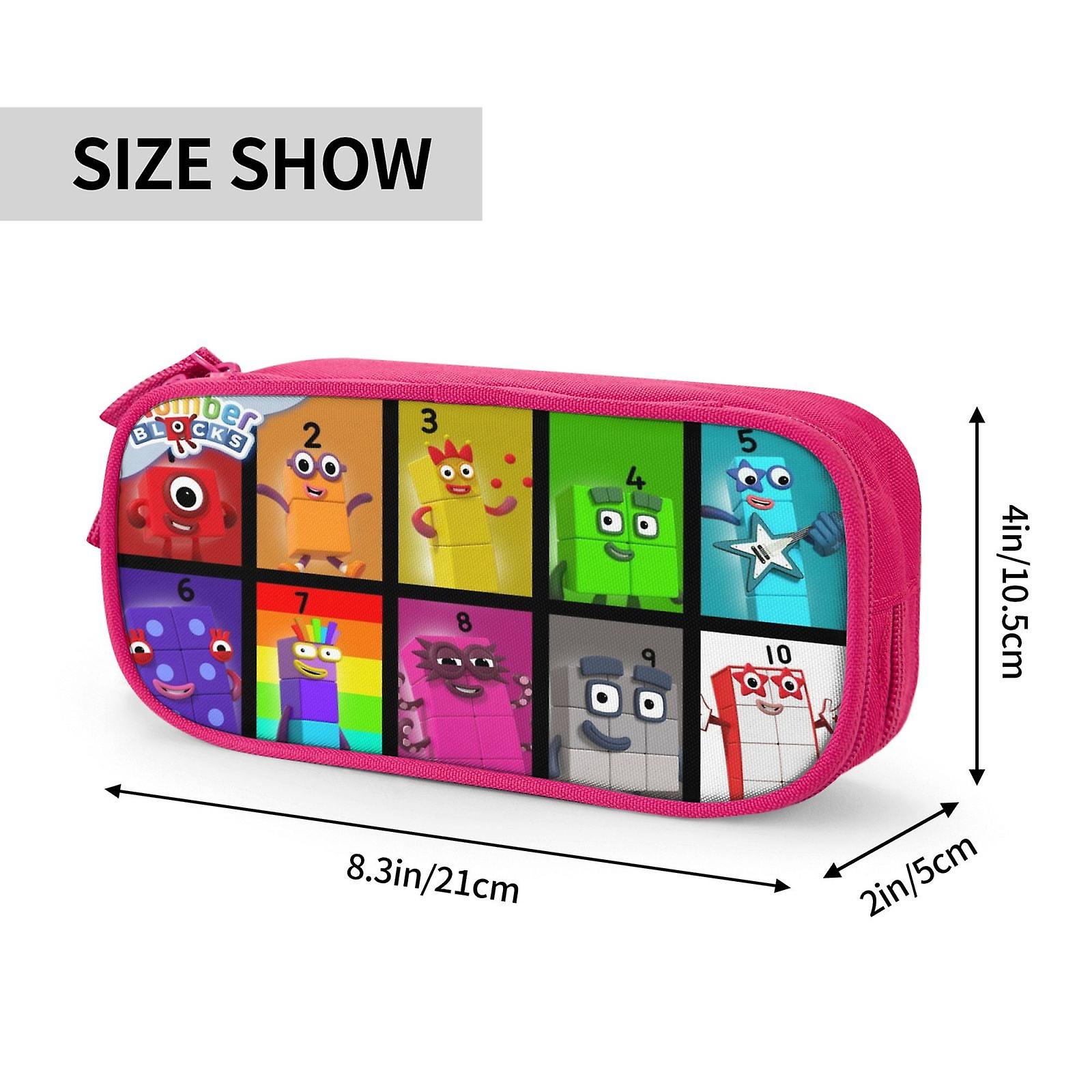 Numberblocks Pencil Case, Multipurpose Pencase ,Large Capacity Durable ...