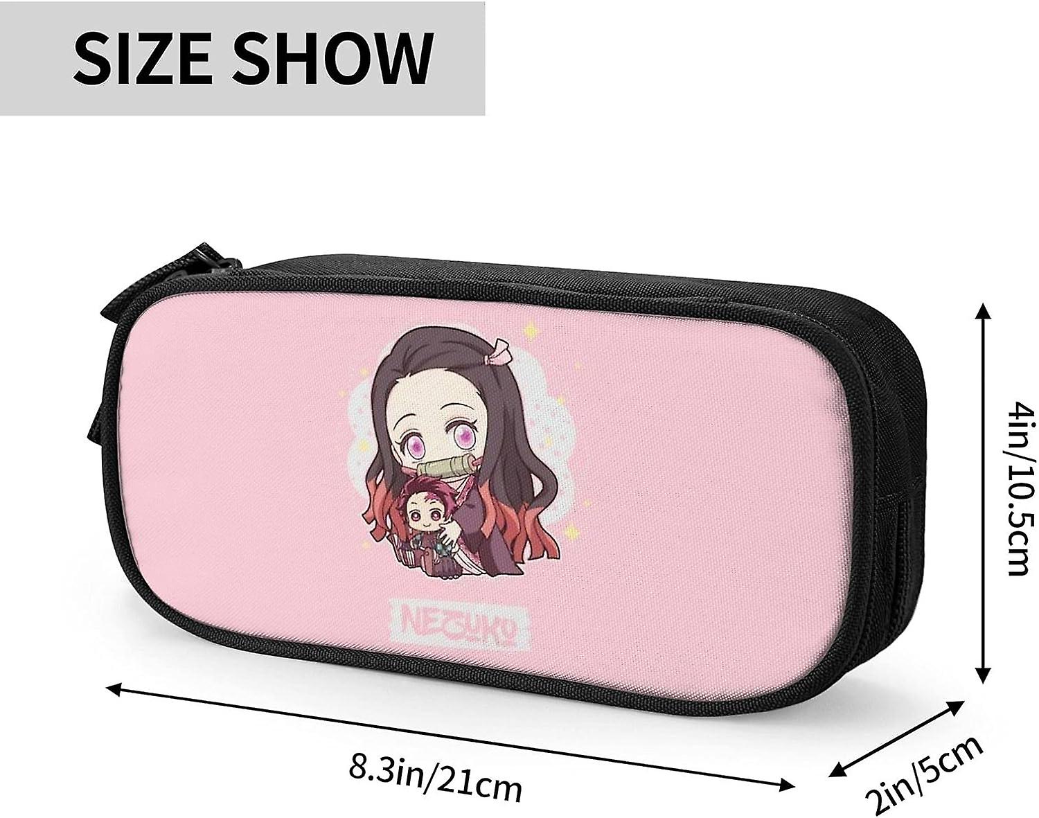 Demon Slayer Nezuko Kamado Anime Pencil Case Carrying Pouch Pen Bag for ...