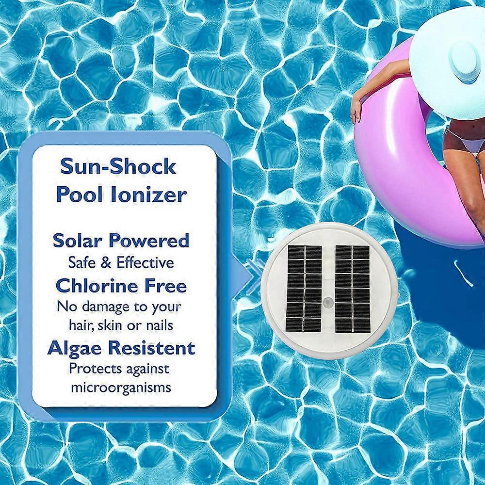 Advanced Solar Pool Cleaner - Reduce Chlorine & Eliminate Algae For ...