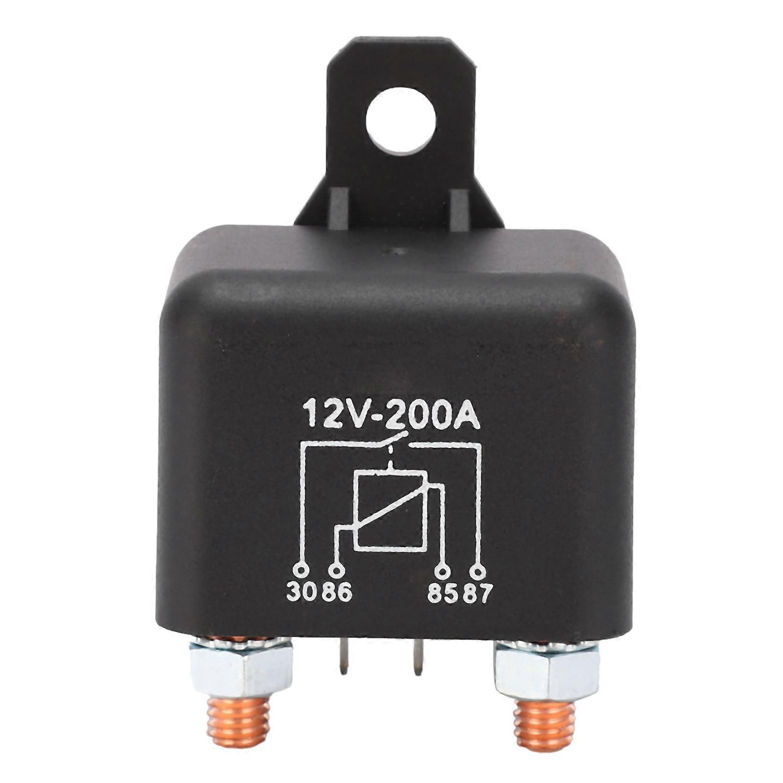 Start Relay Small 200A Normally Open 4 Pin Automotive Marine ...