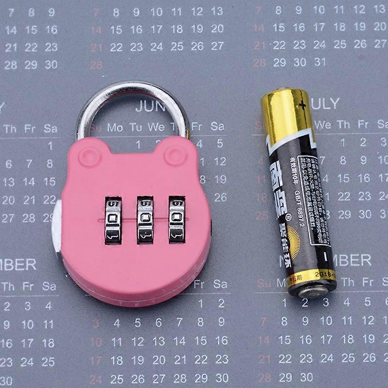 Three-Digit Number Combination Padlock Cartoon Shape Waterproof Lock ...