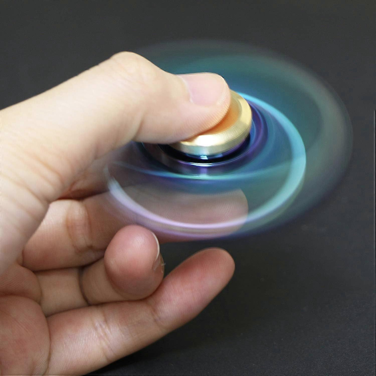 EDC Hand Spinner Metal Fidget ADHD Focus Toy Ultra Durable High Speed ...