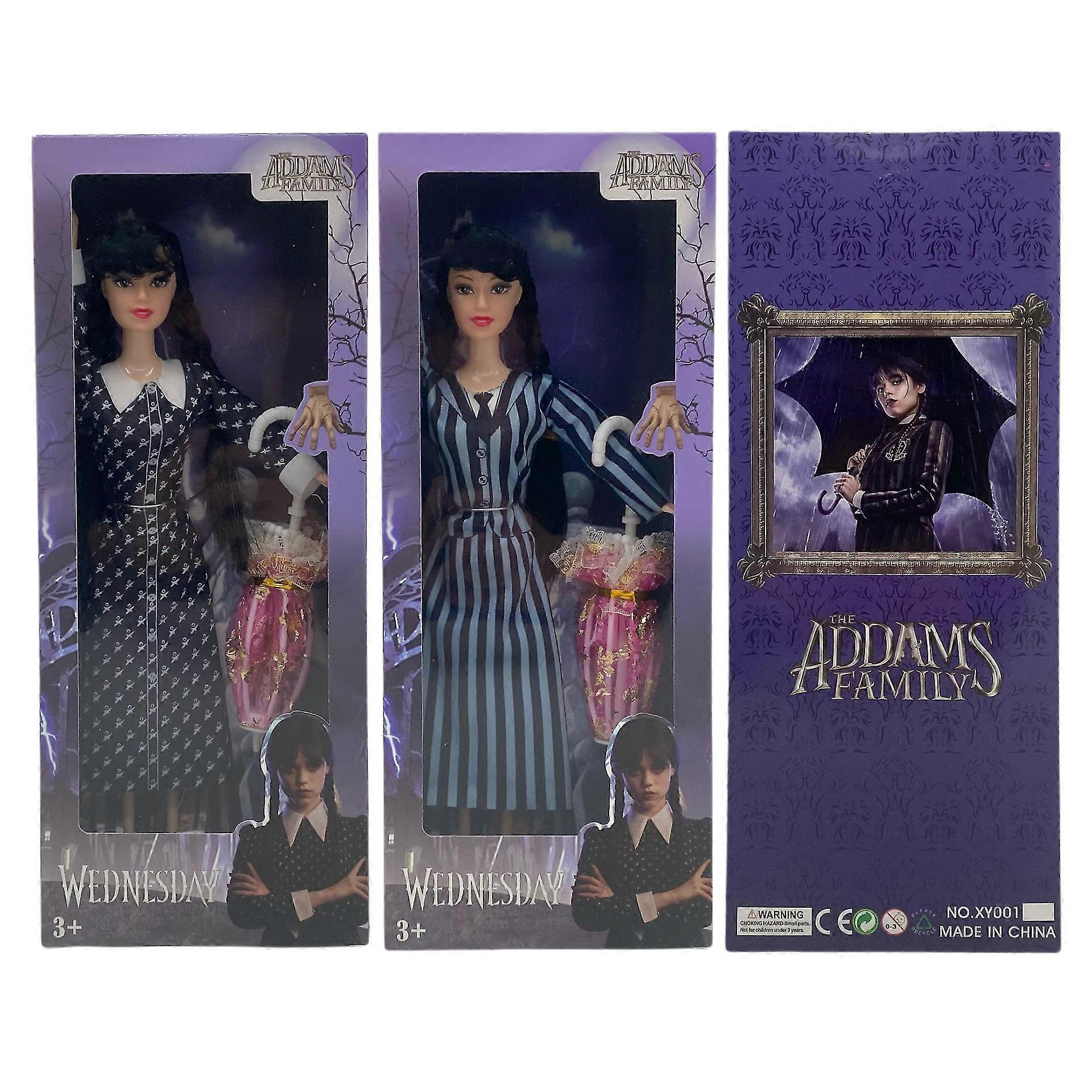 The Addams Family Figure Doll Cute Cloth Puppet Toys Wednesday Addams ...