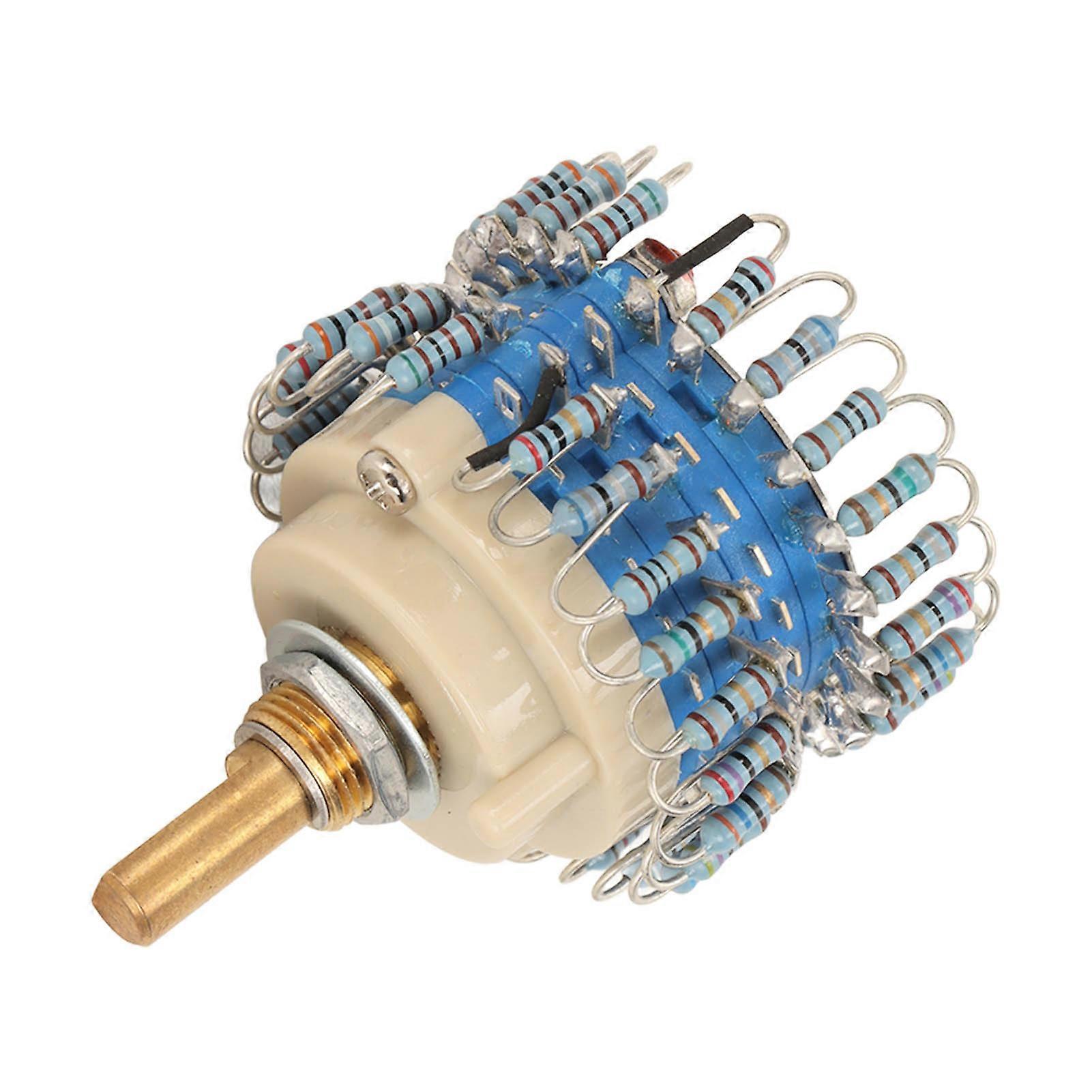 Two Channels Volume Potentiometer 224 Gear 20K High Accuracy Volume ...