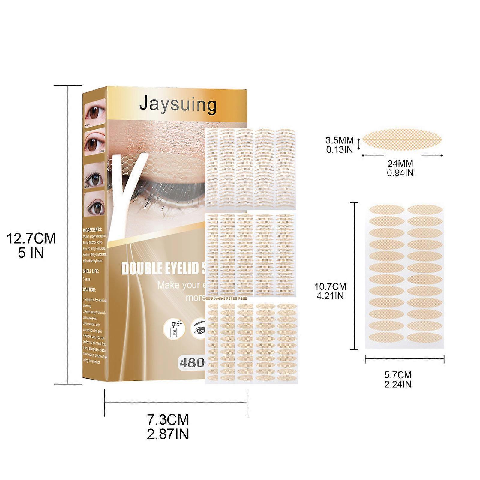 Double Eyelid Stickers Eyelid Tape Invisible Eyelid Tapes Set Instant ...