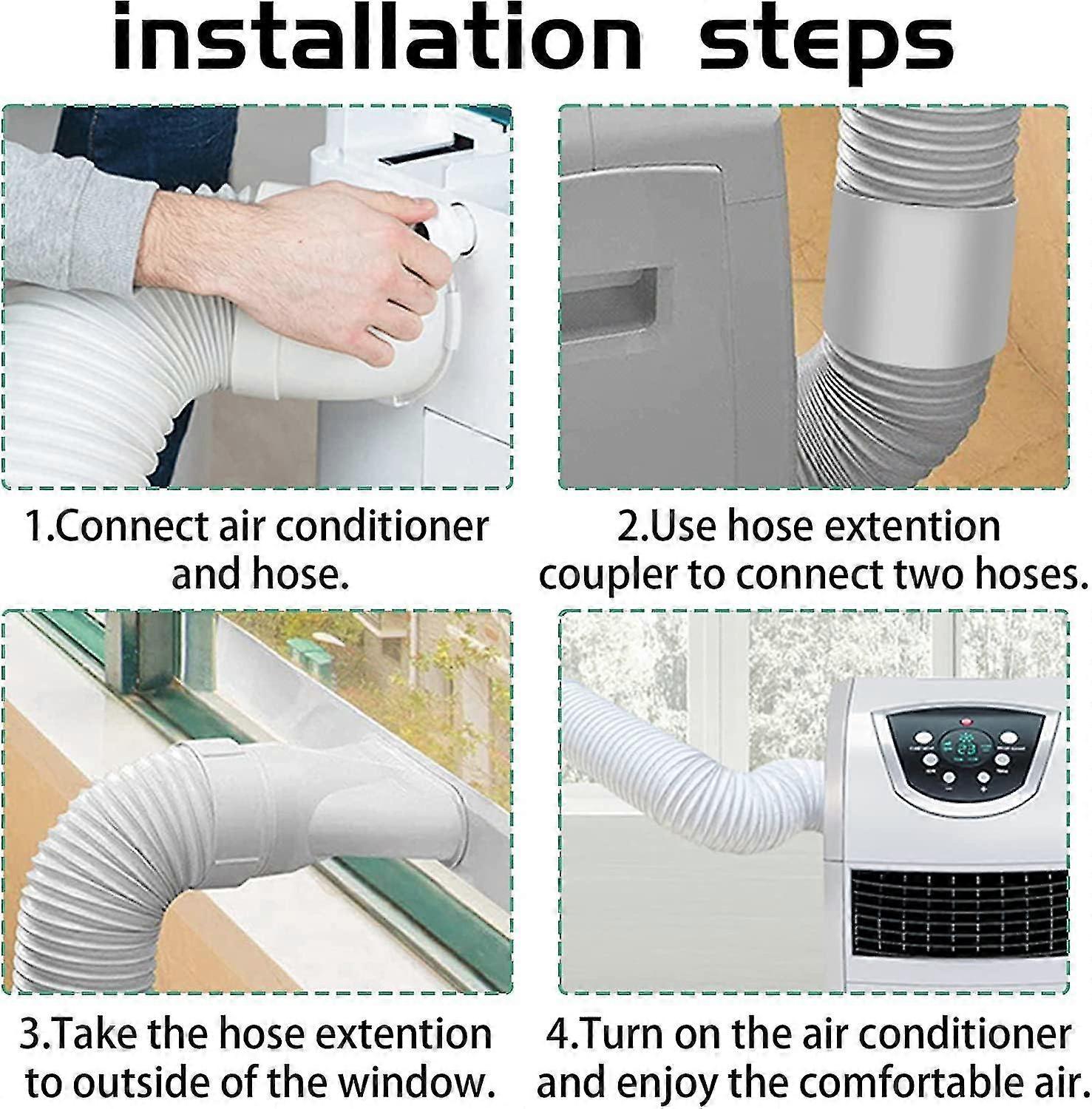 Air Conditioner Exhaust Hose Connector, Fan Extension Hose Adapter ...