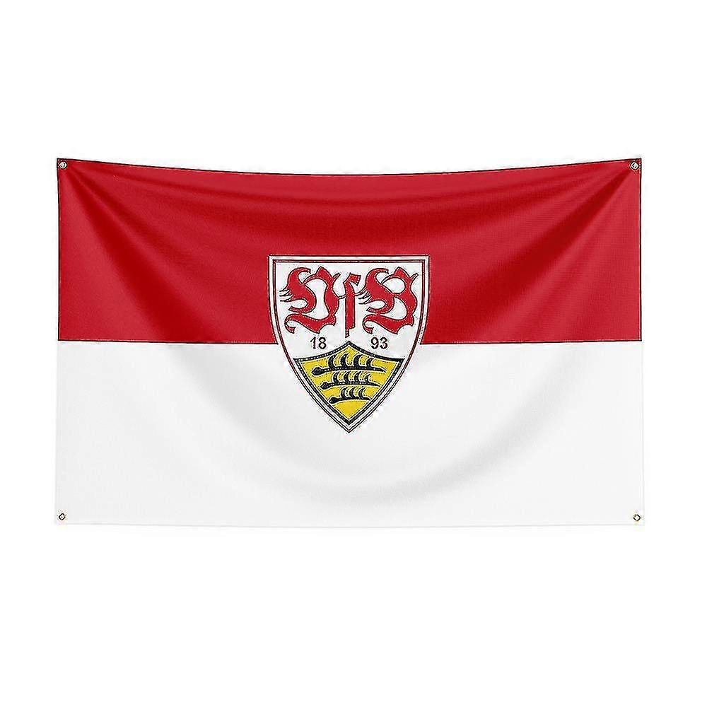 Born Pretty 3x5 Vfb Stuttgart Flag Polyester Printed Racing Sport Banner For Decor | Fruugo UK