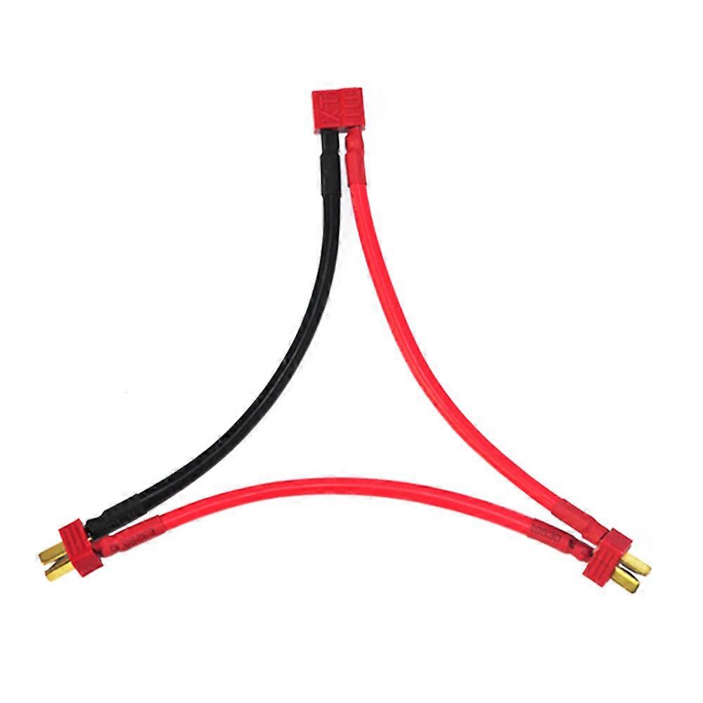 3pcs/lot Battery Accessory /RC Model 2 Into 1 T Plug Cable - Y Style ...