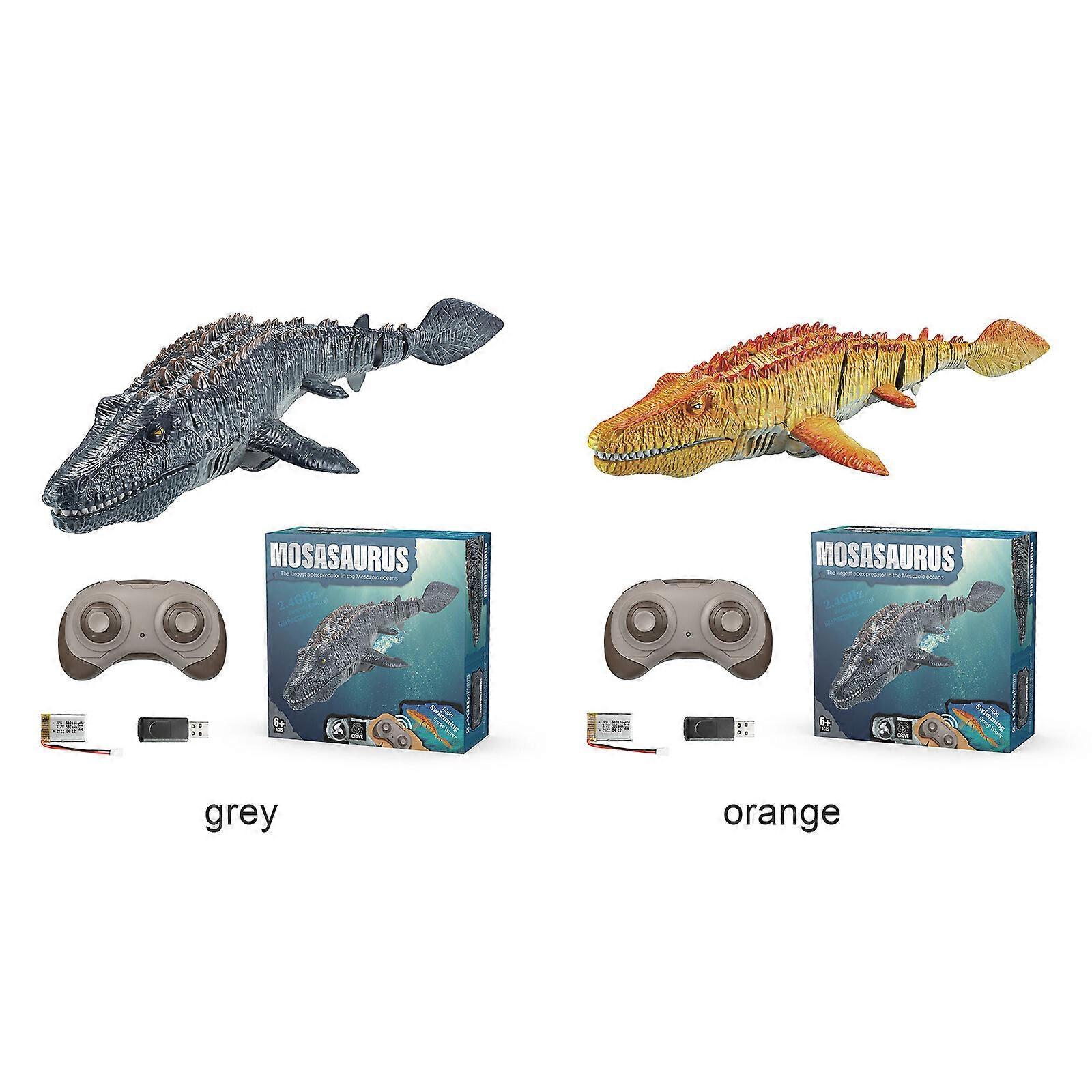 Remote Control Mosasaurus Water Pool Toys for Kids, RC Boat Dinosaur 1: ...