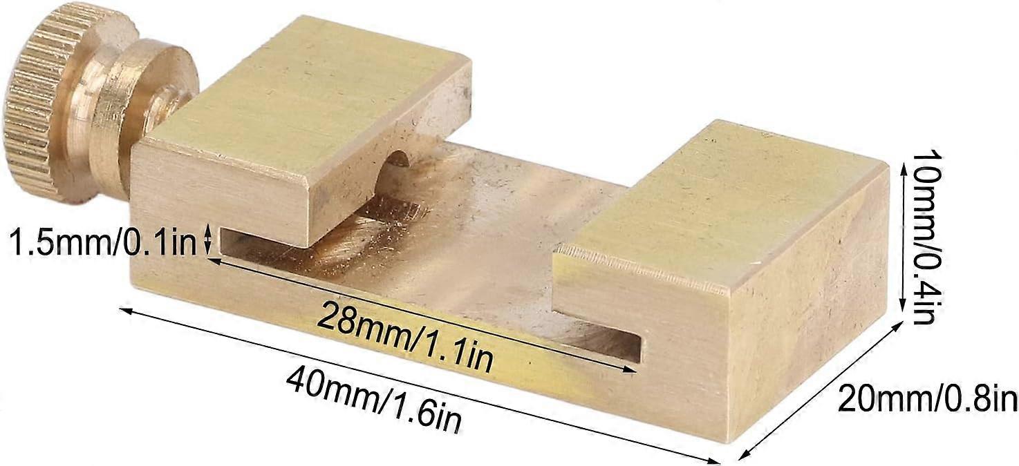 Brass Scribe Steel Ruler Positioning Limit Block Angle Line Scriber ...