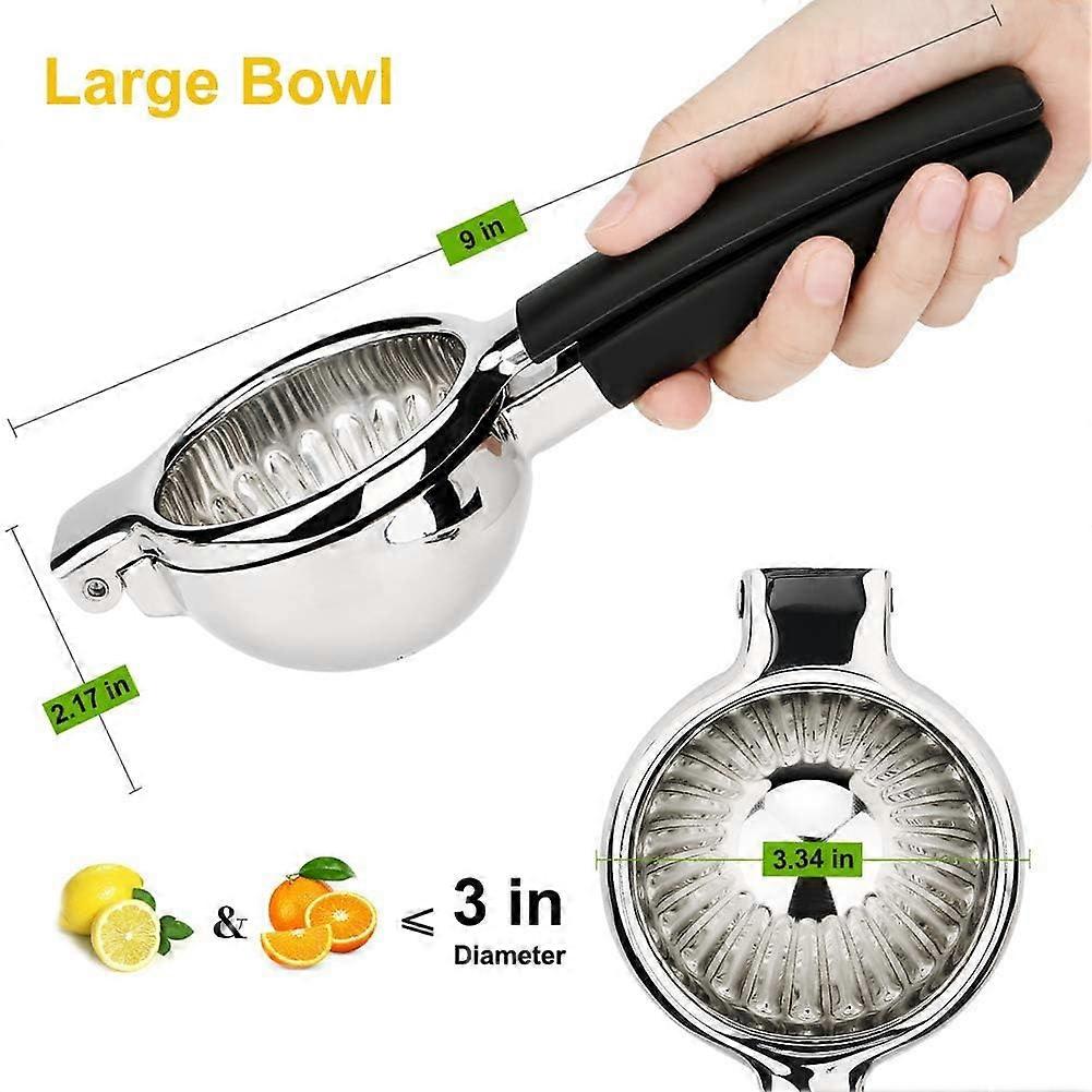 Stainless Steel Lemon Squeezer, Manual Citrus Squeezer, Metal Orange ...