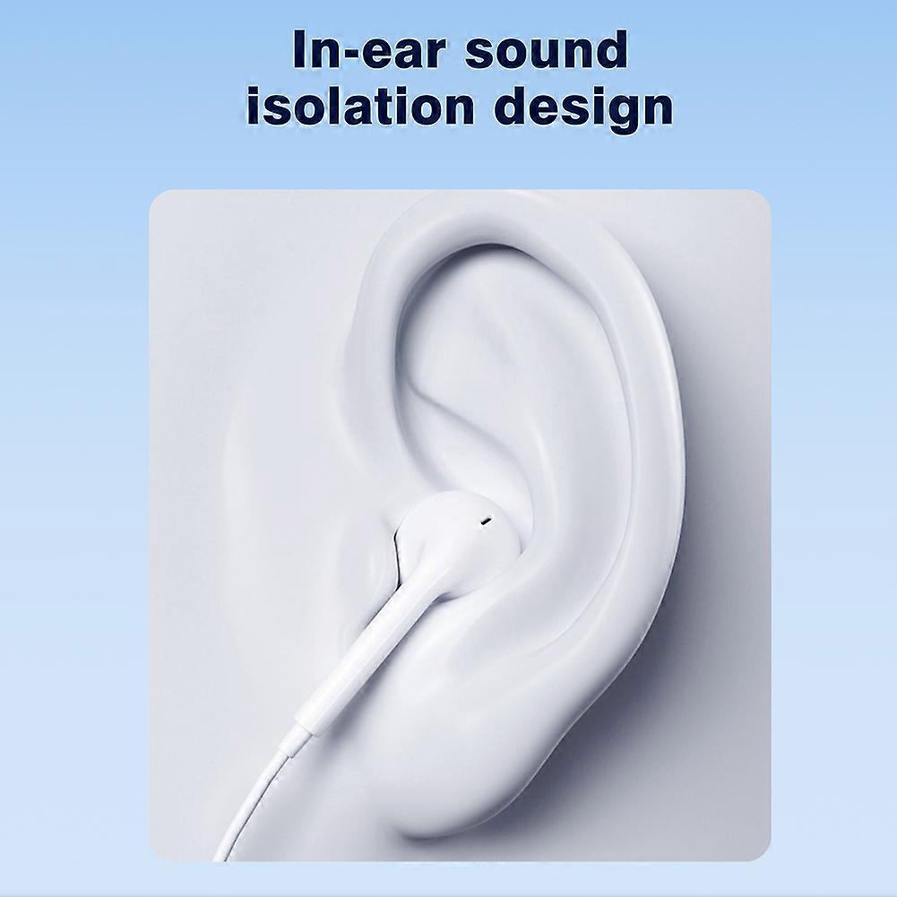 Wired For IPhone IOS Wired Earphones Bluetooth Pop-Up Mode Stereo ...