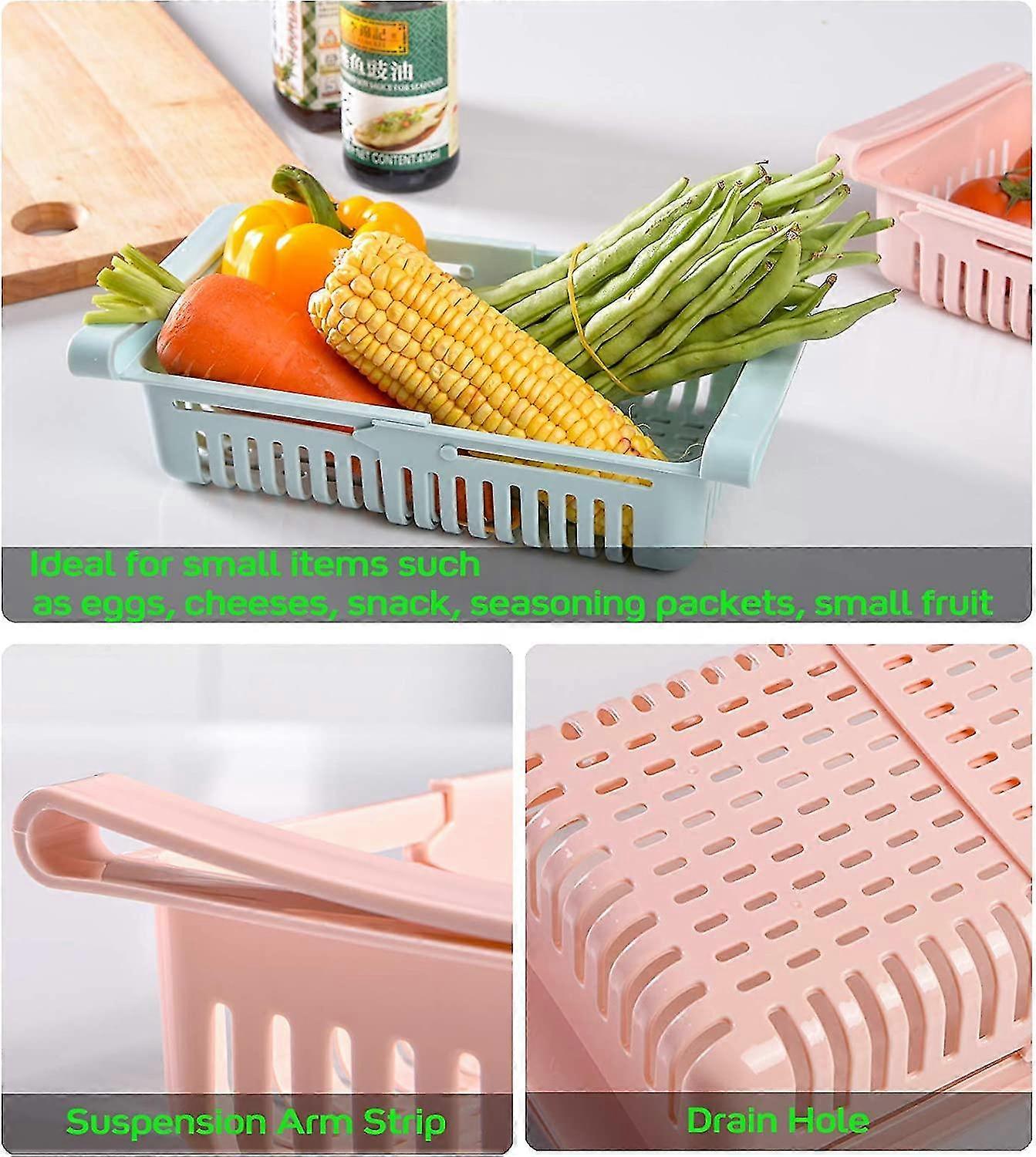 For Pop-up Fridge Fridge Storage Box with Organizer Drawer Fridge ...
