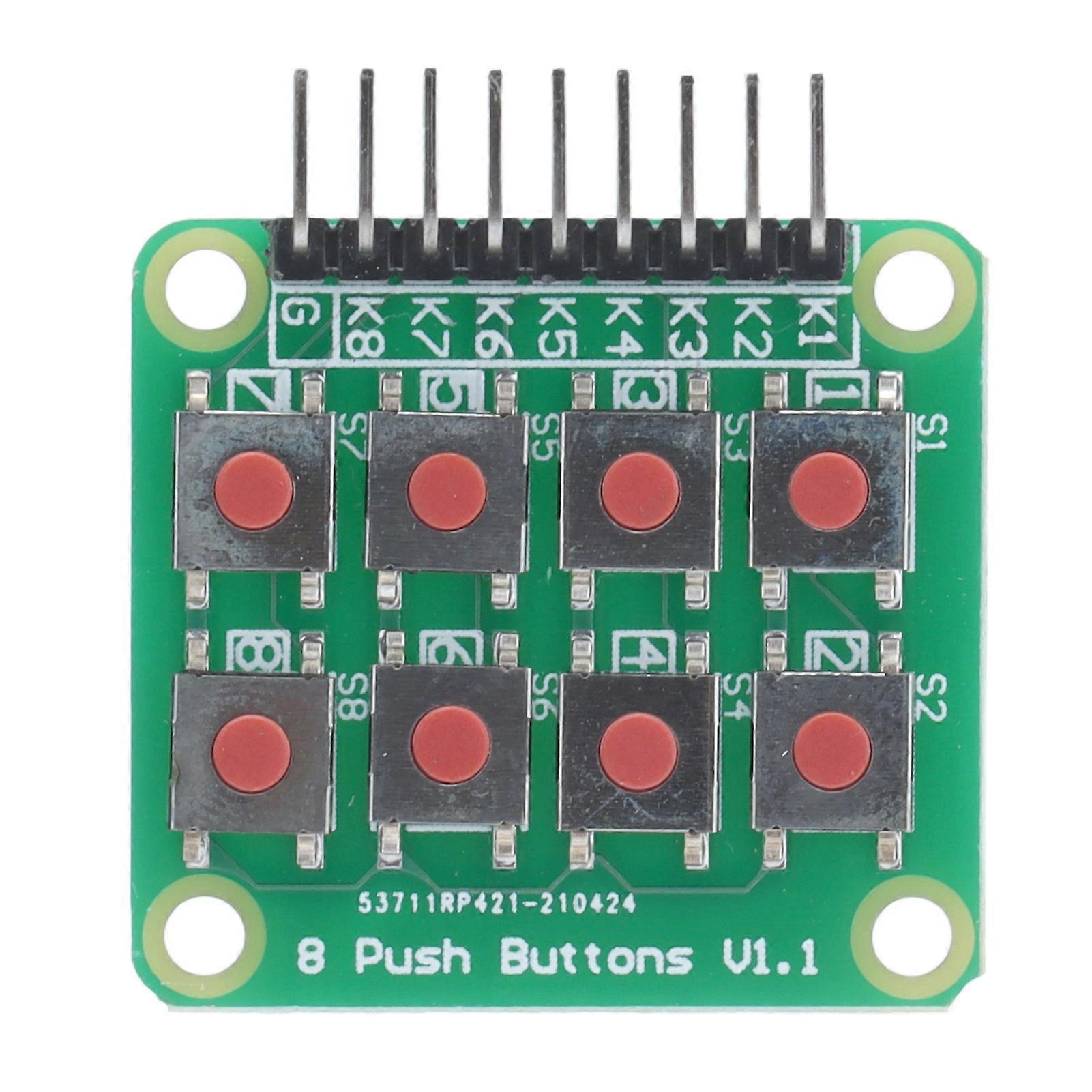 Button Key Module Keypad Board 2x4 Matrix 8 Push Micro Switch for ...