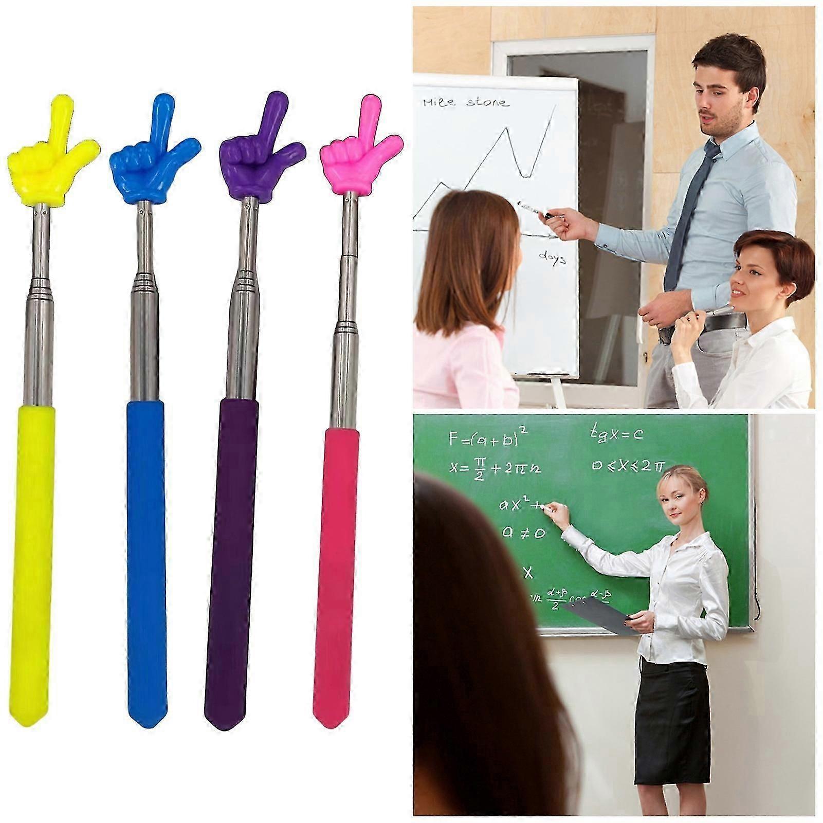 Fingerpekare Stick Professionella teleskopiska lärare Pekare Långvarig ...