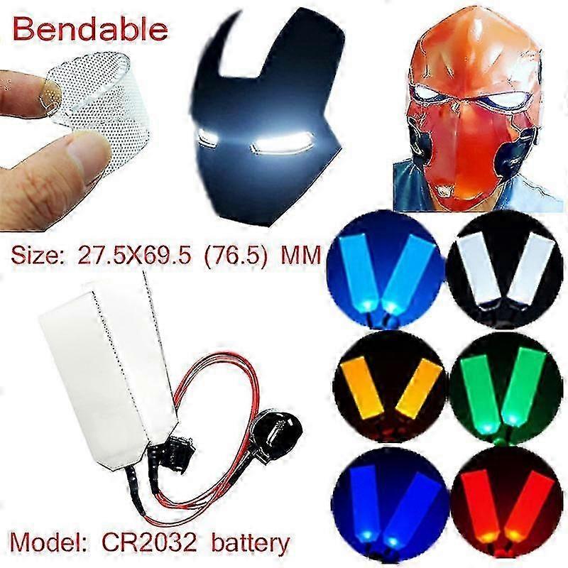 27.5x69.5(76.5)mm Flexible Bendable Diy Led Light Eyes Kits For ...