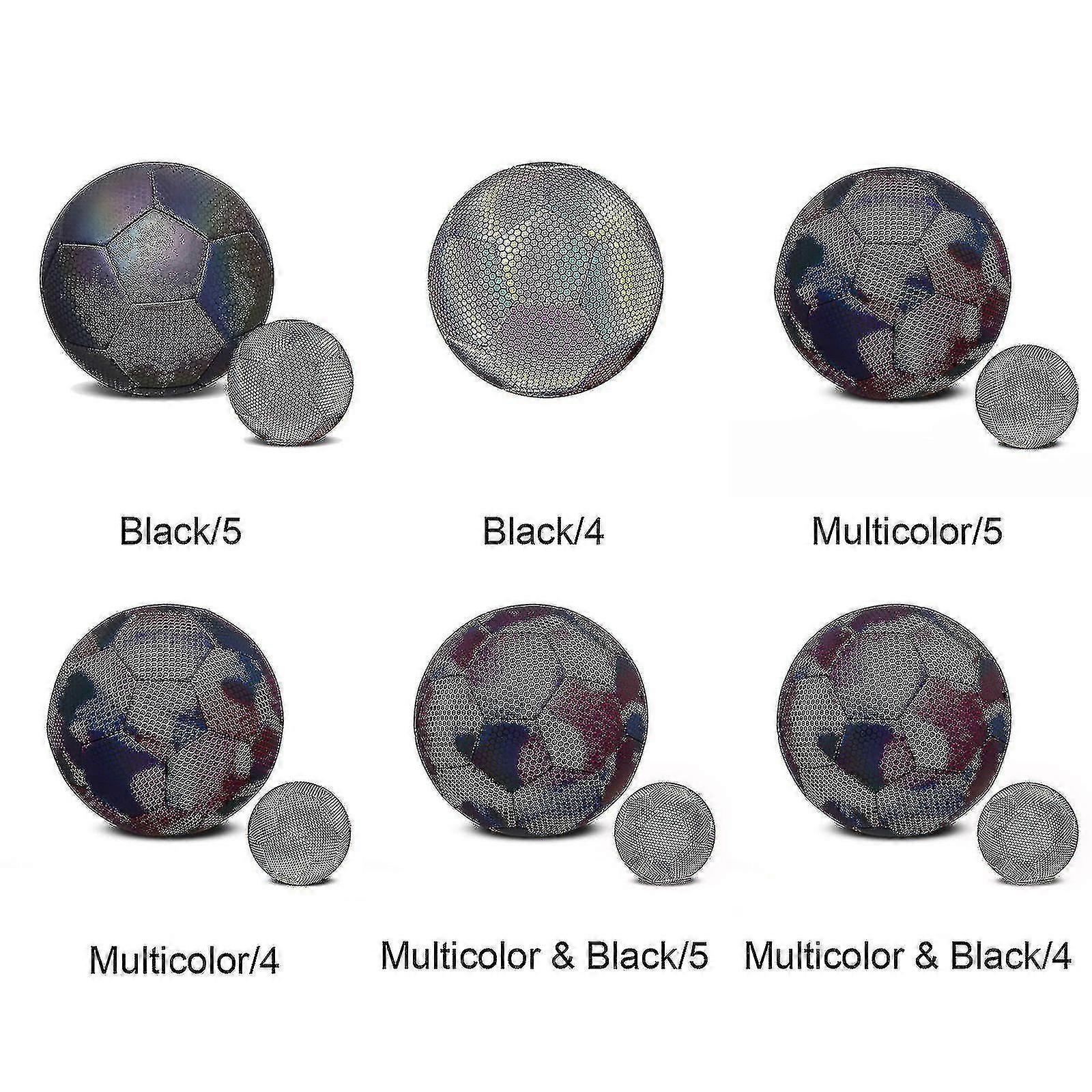 Glow-in-the-Dark Soccer Ball Size 4 & 5, Luminous Football for Night ...