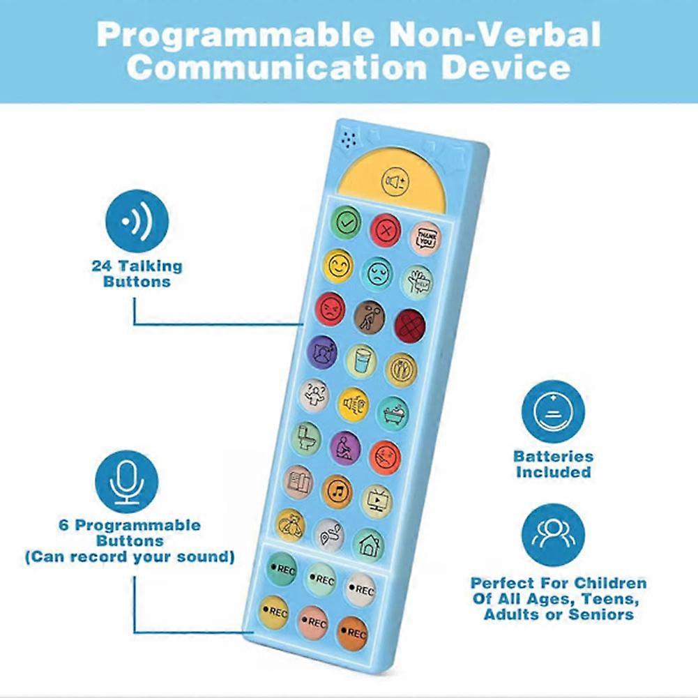 AAC Device for Autism - 6 Programmable Buttons, Adjustable Volume ...