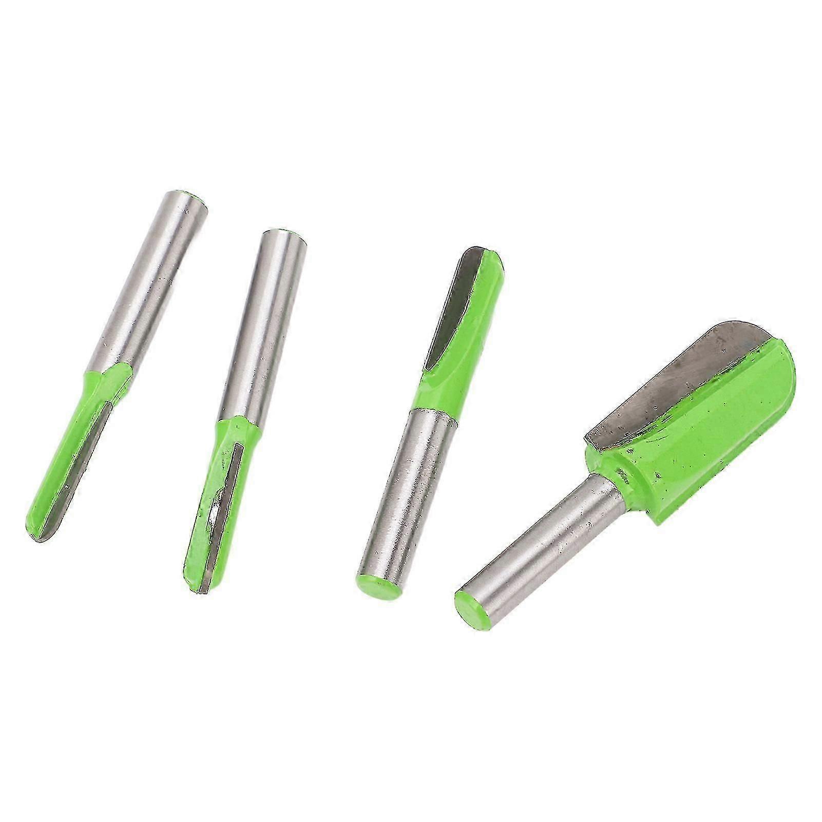 4pcs Core Box Bits Deep Round Nose 8mm Shank Router Bit Cnc Woodworking ...
