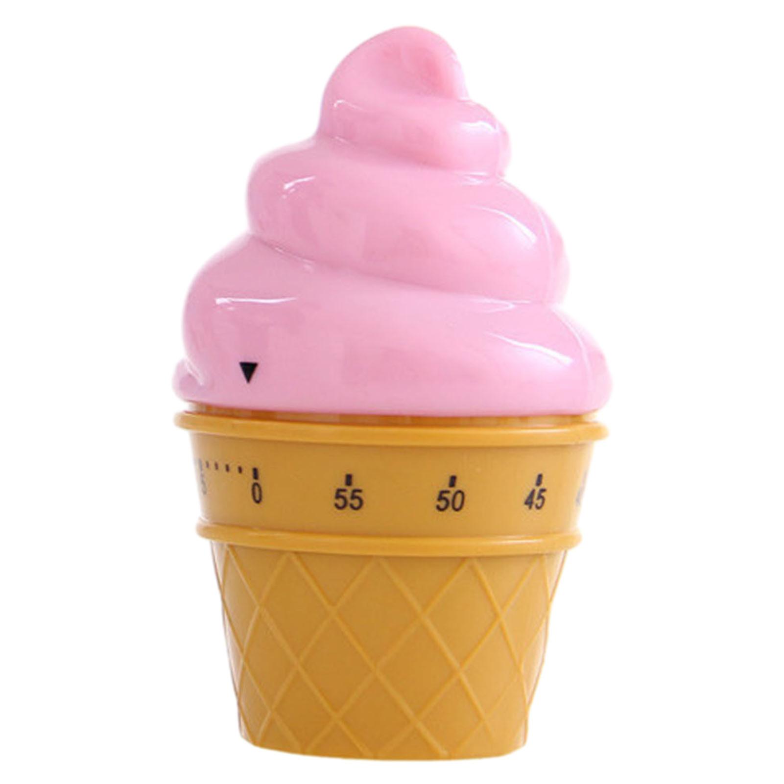 Kitchen Timer Ice Cream Shape Clear Scale Timer 60 Minutes Reliable ...