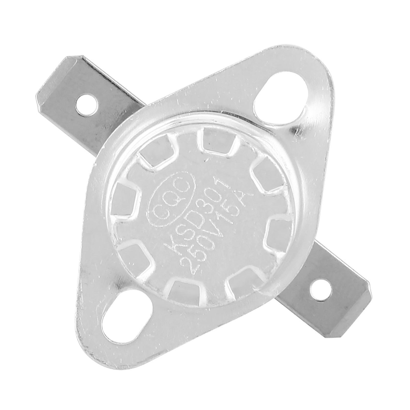 5 Pcs Thermostat Switch KSD301 Thermostat 250V 15A Normal Closed ...