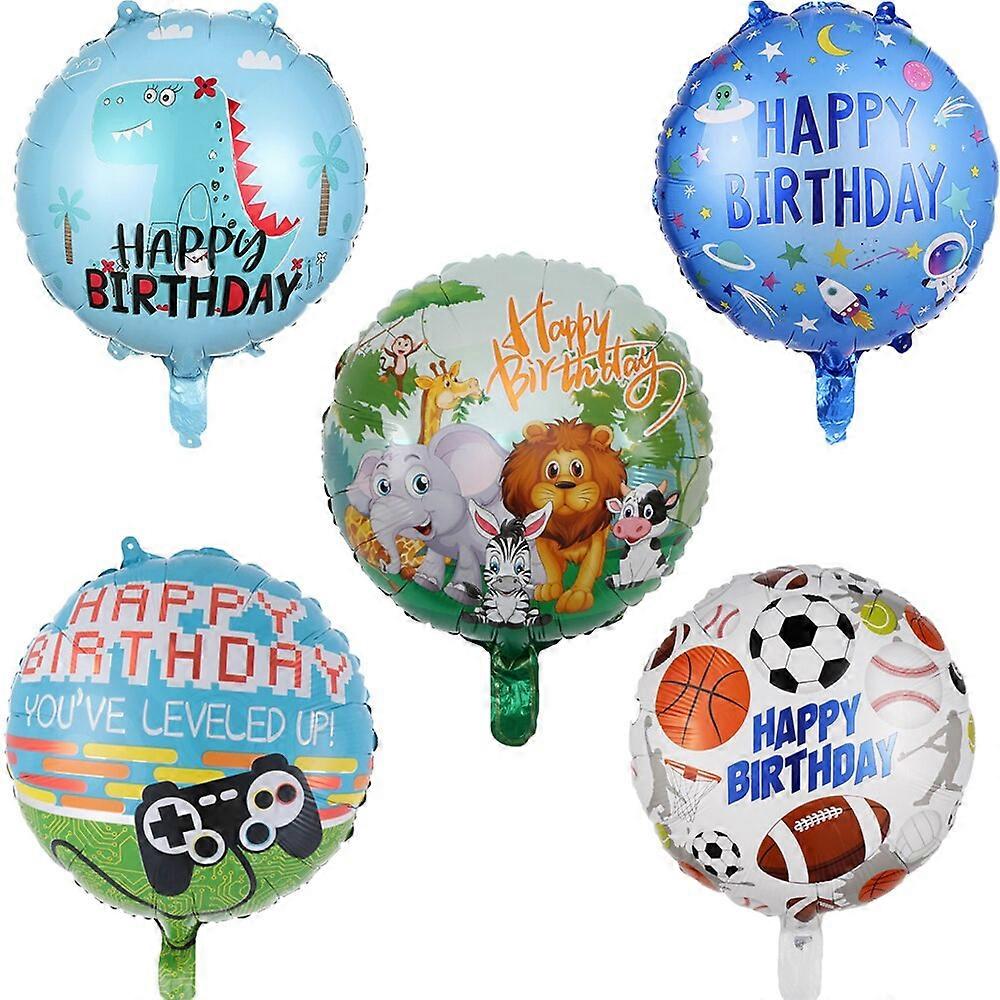 10pcs 18inch Happy Birthday Balloons Boys Girls Birthday Party ...