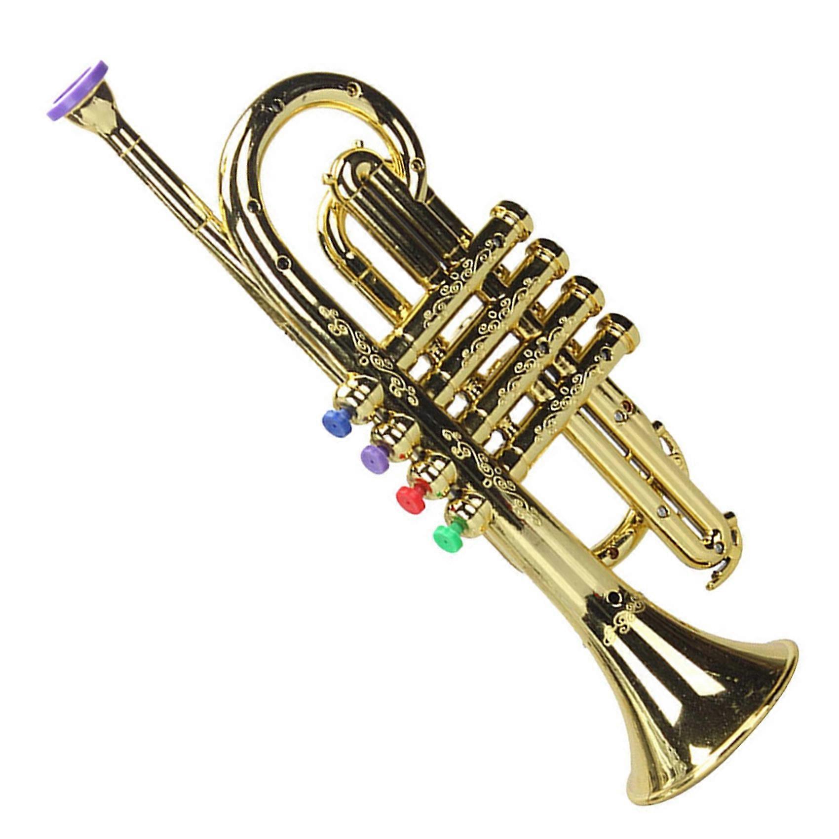 Trumpet 4 Tones 4 Colored Keys Simulation Play Mini Musical for ...
