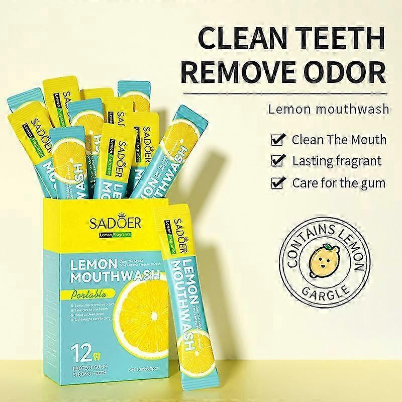 Mini Mouthwash,travel Portable Set-20 Packs Individual Coconut ...