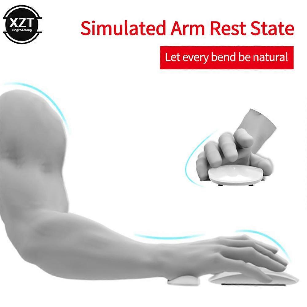 Left/Right Hand Ergonomic Mouse Pad Wrist Pad Silicon Gel Non-slip ...