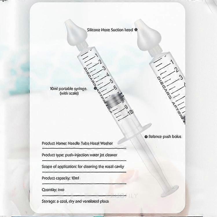 Baby Nasal Aspirator, Professional Syringe Baby Nasal Irrigator Infant ...