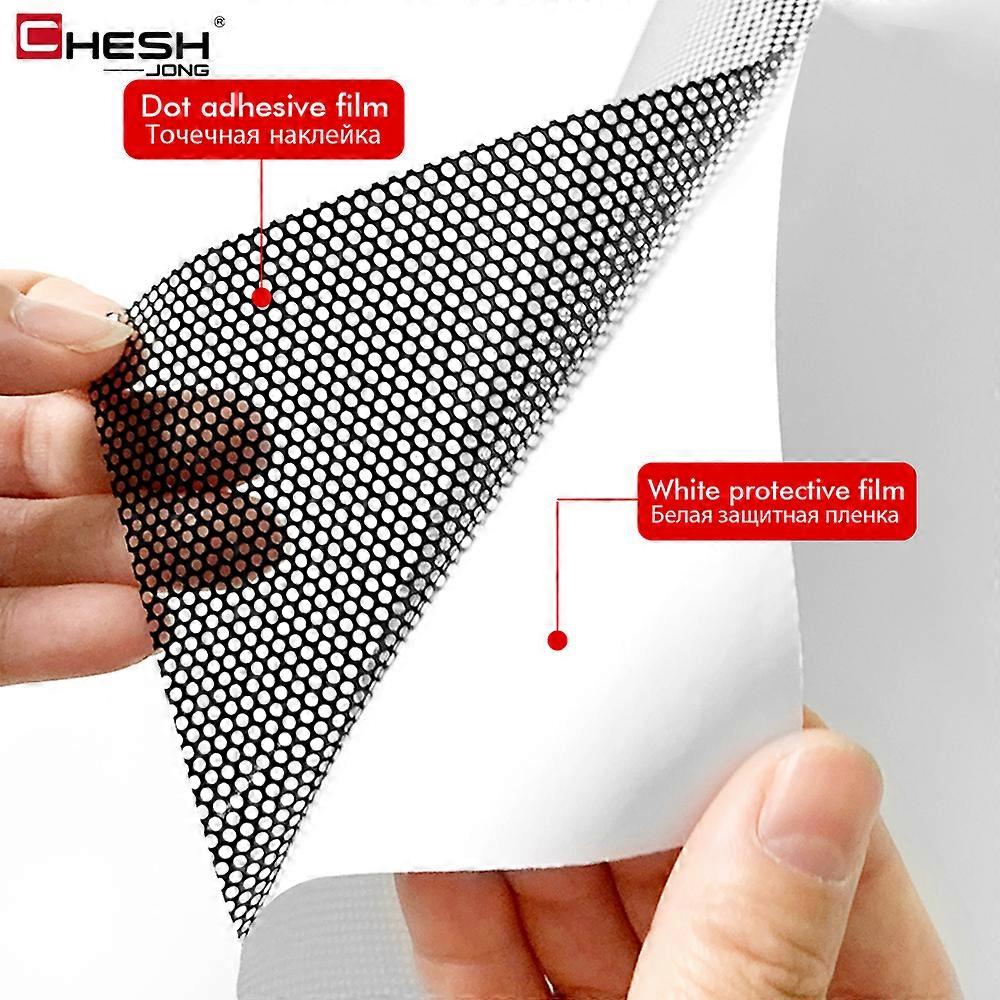 Black One Way Vision Fly Eye Tint Perforated Mesh Film Car tint Window ...