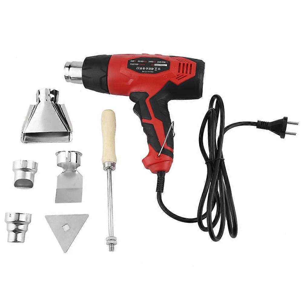 2000W Professional Heat Gun 350/650(662/1202) Hot Air Gun with 4 ...