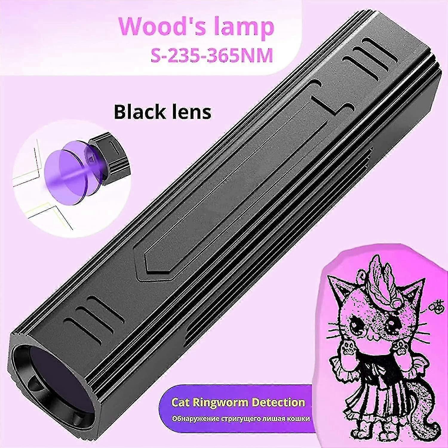 Wood Lamp Cat Ringworm Detector Flashlight Pet Skin Doctor Pet Urine ...