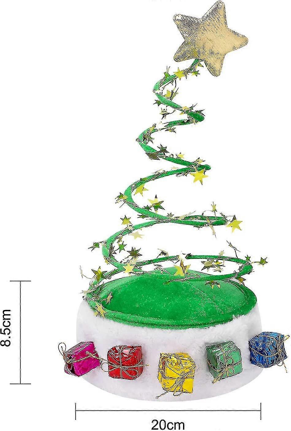 Christmas Tree Hat With Christmas Tree Spring Santa Hat | Fruugo UK