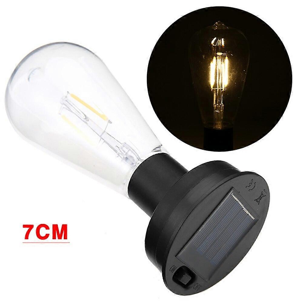 Solar LED Garden Lamp Outdoor Tungsten Filament Bulb Lamp 7cm/9cm Night ...