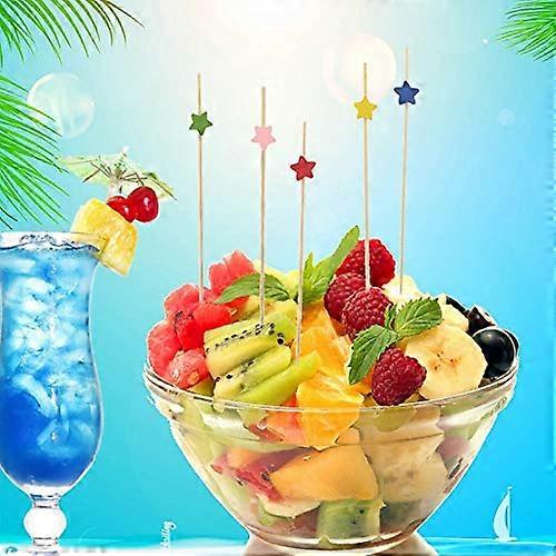 Cocktail Sticks 100 Counts Wooden Toothpicks Party Supplies Frill ...