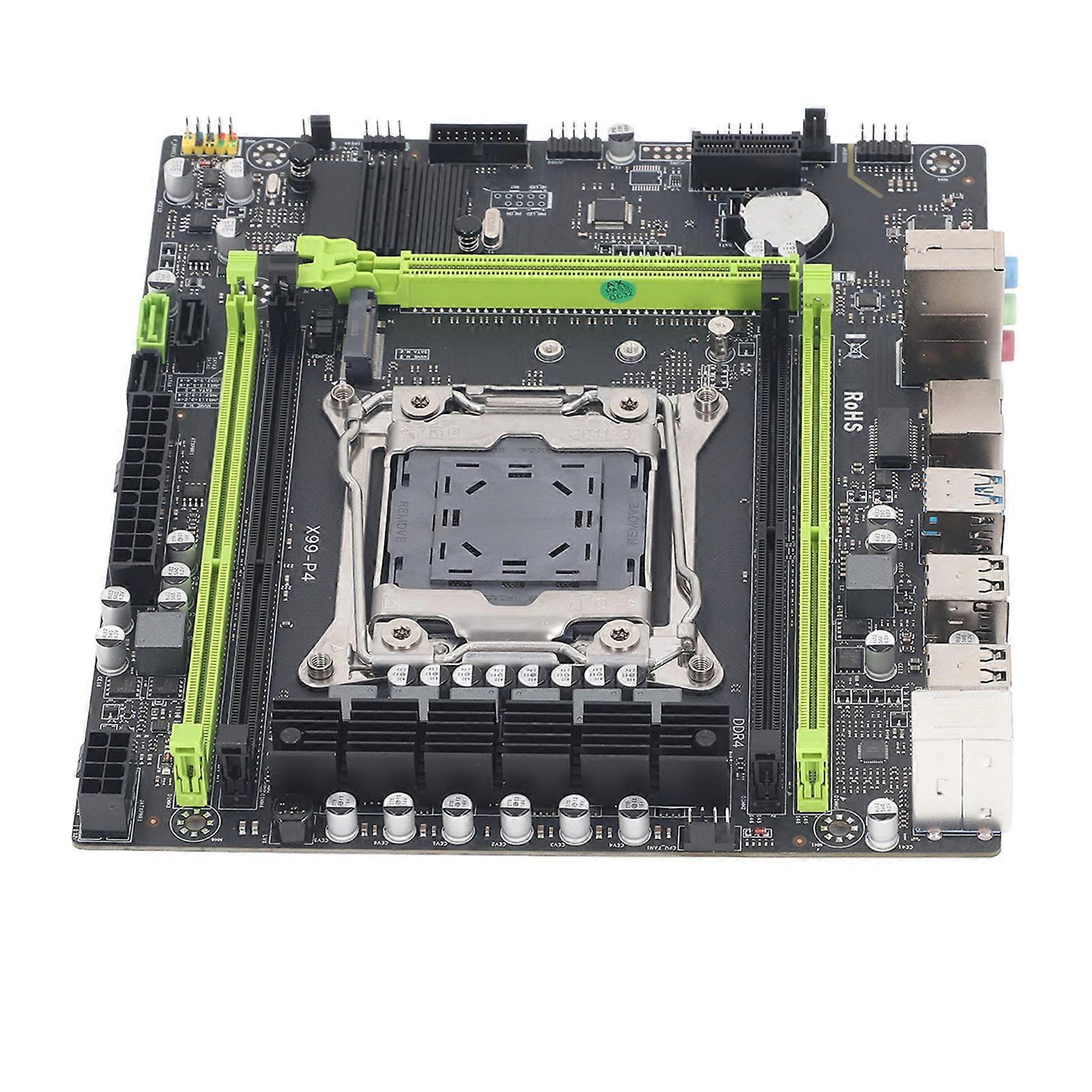 X99 P4 Computer Motherboard LGA2011 CPU 4 DDR4 USB3.0 SATA PCIE M.2 ...